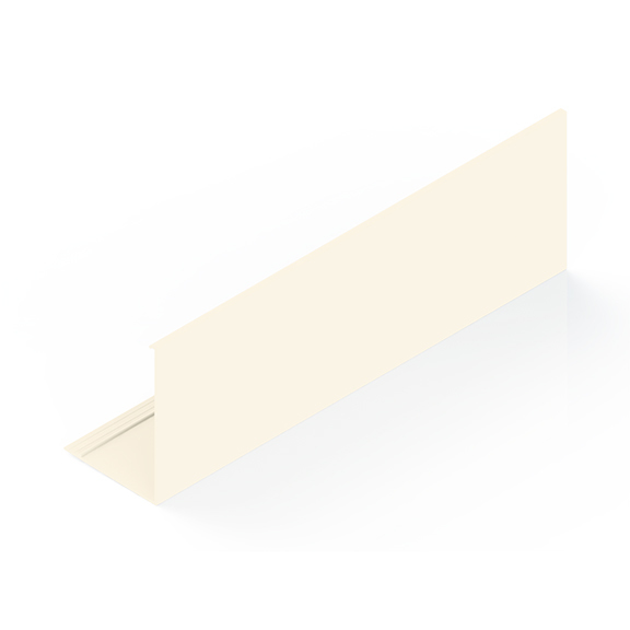 4″ (101.6mm) Flat Fascia – Ivory – Decofactory